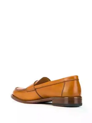SCAROSSO Harper Slip-on Loafers - Brown