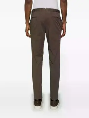 Incotex Mid-rise Chino Trousers - Brown