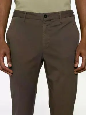 Incotex Mid-rise Chino Trousers - Brown