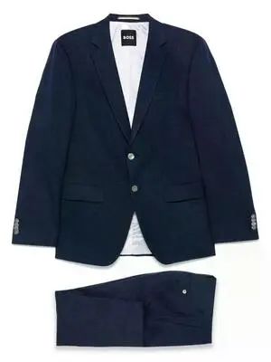 BOSS Slub-texture Suit