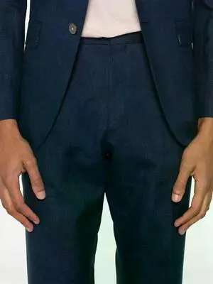 BOSS Slub-texture Suit