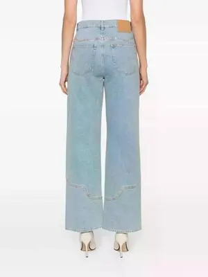 Giuseppe Di Morabito High-rise Straight-leg Jeans With Crystal Embellishments
