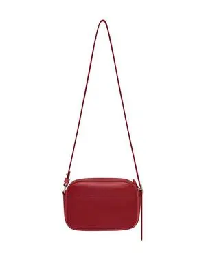 COURREGES Re-edition Leather Camera Bag - Red