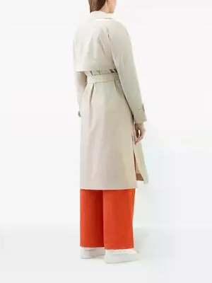 Woolrich Single-breasted Belted Trench Coat
