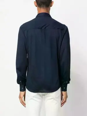 Fedeli Iconic Jason Button-up Shirt - Blue