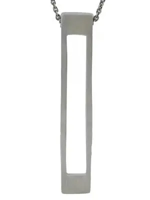 PARTS OF FOUR Wedge Gateway Necklace - Silver