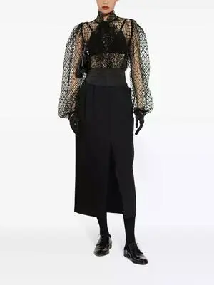 Dolce & Gabbana Translucent Design Blouse