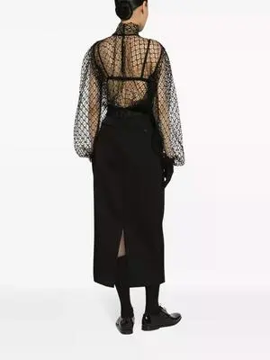 Dolce & Gabbana Translucent Design Blouse