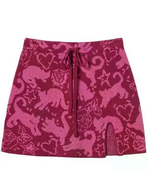 TWINSET Patterned Jacquard Skirt