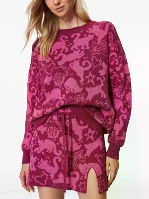 TWINSET Patterned Jacquard Skirt
