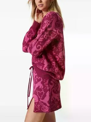 TWINSET Patterned Jacquard Skirt