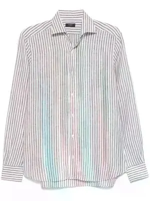 BARBA NAPOLI Striped Shirt
