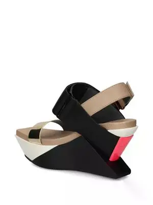 United Nude 100mm Delta Wedge Sandals