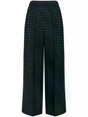 Kenzo Weave Palazzo Pants