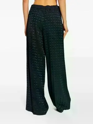 Kenzo Weave Palazzo Pants