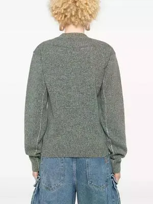 Rabanne Layered Wool-cashmere Sweater
