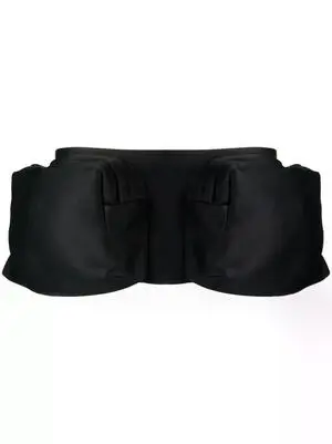Miu Miu Radzimir Peplum Belt - Black