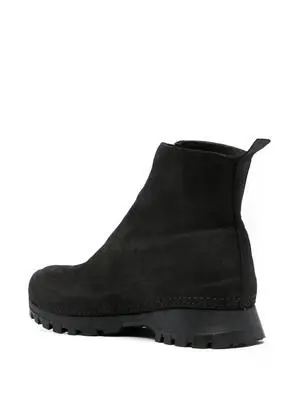 Guidi Suede Ankle Boots - Black
