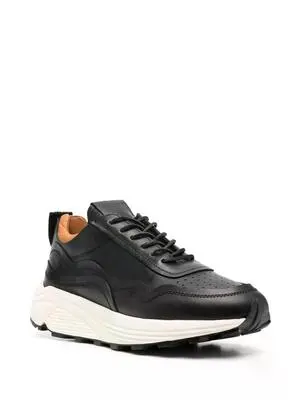 BUTTERO® Piping-detail Low-top Sneakers - Black