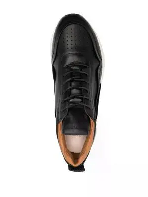 BUTTERO® Piping-detail Low-top Sneakers - Black
