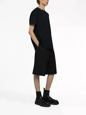 JIL SANDER Logo-plaque Cotton T-shirt - Black
