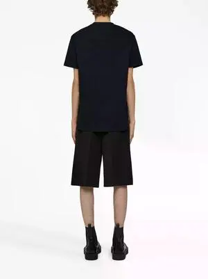 JIL SANDER Logo-plaque Cotton T-shirt - Black