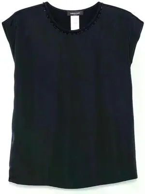Fabiana Filippi Embellished Crewneck Blouse