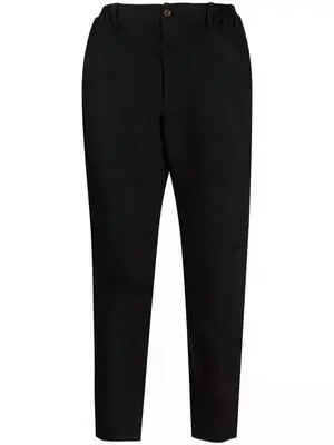 Comme Des Garçons Chevron-pattern Tapered Trousers