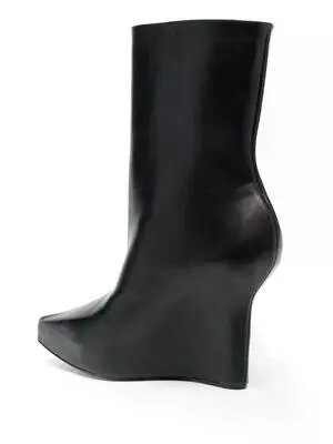 Givenchy 120mm Padlock Wedge Boots