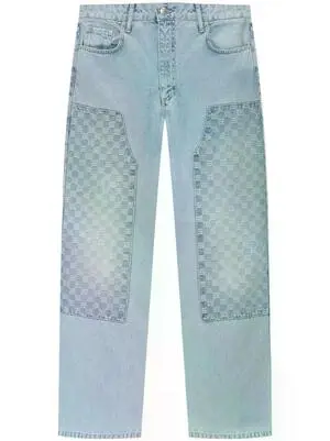 MISBHV Monogram-pattern Jeans