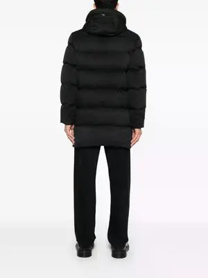 Herno Quilted Down Coat With Detachable Faux-fur Trim