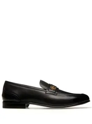 Bally Sadei Logo-plaque Leather Loafers