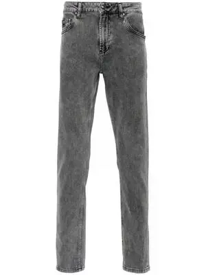 Versace Raw Edge Hem Jeans For Men