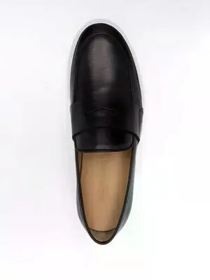 SCAROSSO Alberto Penny Leather Loafers