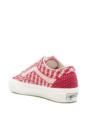 VANS Intarsia-knit Sneakers - Red