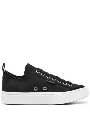 COURREGES Canvas Embroidered-logo Sneakers