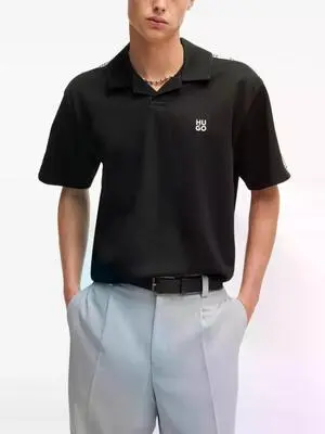 Hugo Logo-embroidered Polo Shirt