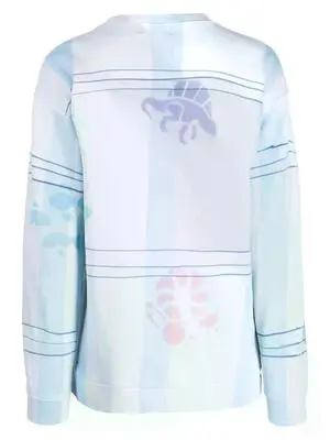Collina Strada Graphic-print Cotton Sweatshirt