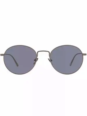 Giorgio Armani Ar6125 Round-frame Sunglasses - Metallic