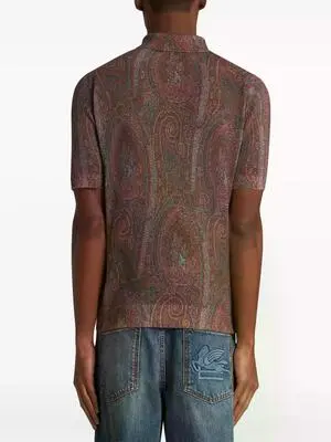 Etro Paisley-print Polo Shirt