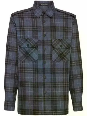 Philipp Plein Skull&bones-print Cotton Shirt