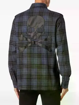 Philipp Plein Skull&bones-print Cotton Shirt