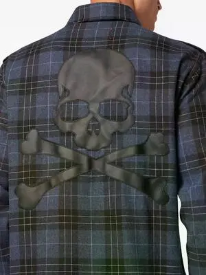 Philipp Plein Skull&bones-print Cotton Shirt