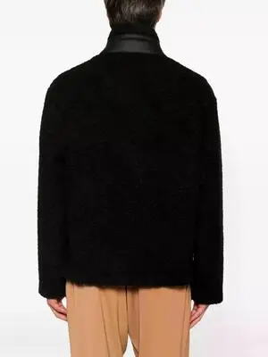 Moschino Faux Shearling Jacket With Paneled Detailing