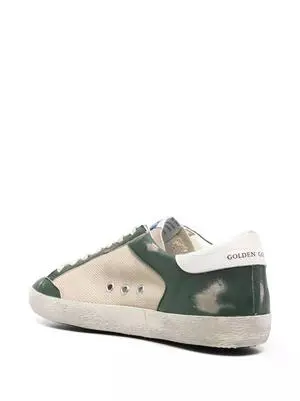 GOLDEN GOOSE Super-star Panelled Sneakers - Neutrals