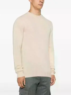 DRUMOHR Cashmere Crew Neck Jumper - Neutrals
