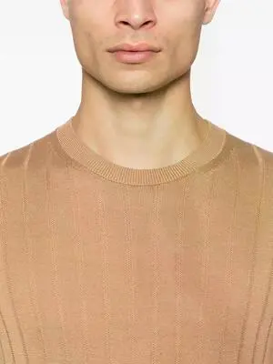 Tagliatore Ribbed-knit T-shirt