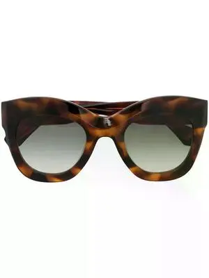 GIGI STUDIOS Tortoiseshell Cat-eye Frame Sunglasses - Brown