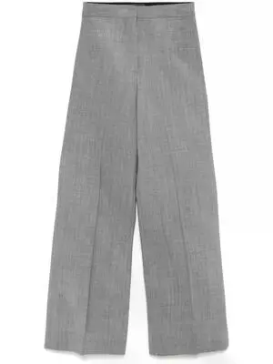 Fabiana Filippi Mélange-effect Wide-leg Trousers