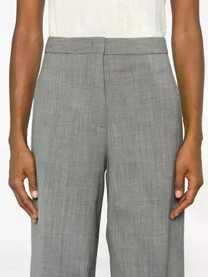 Fabiana Filippi Mélange-effect Wide-leg Trousers